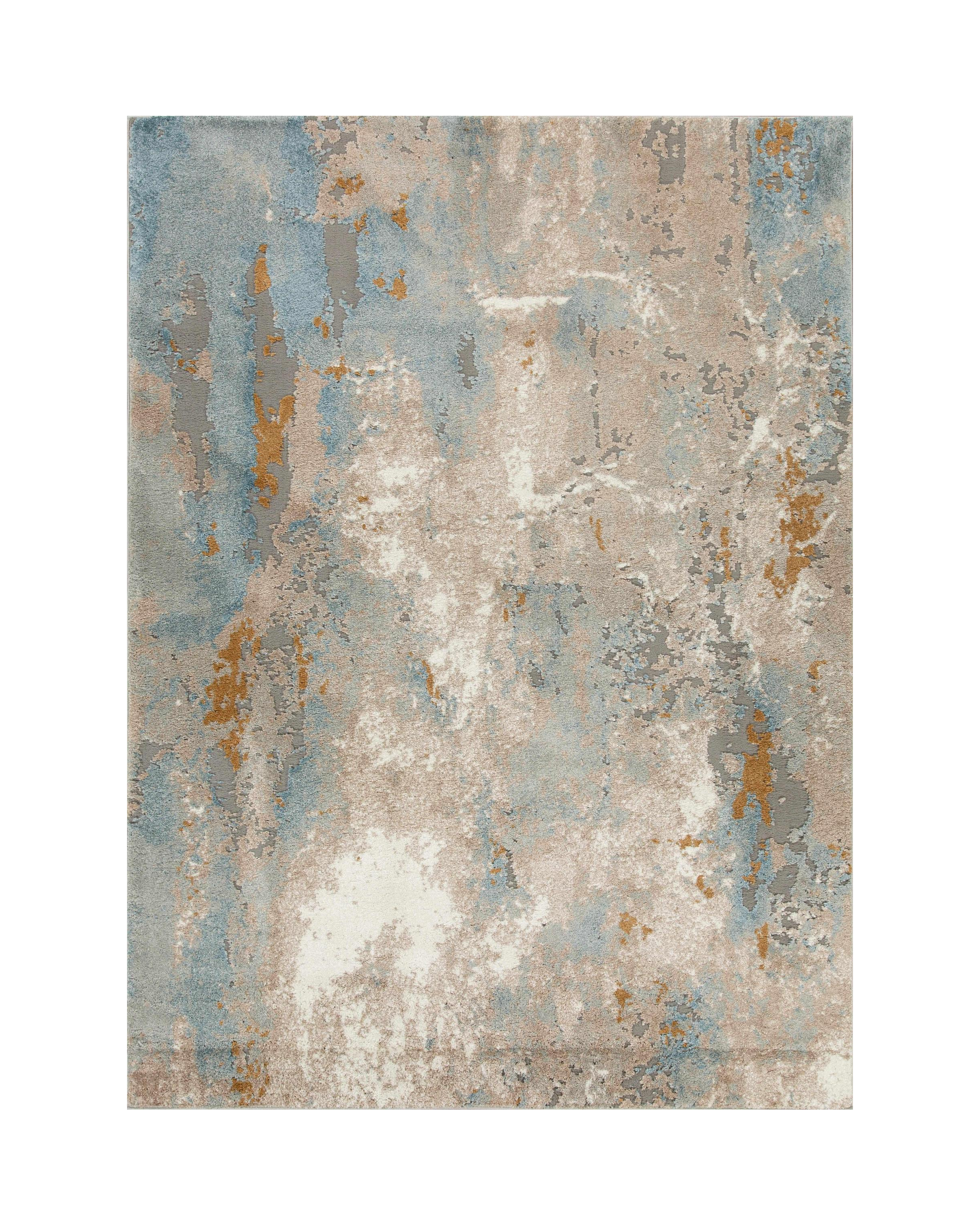 Emery Blue Abstract Rug – Jakarta Rugs & Carpets